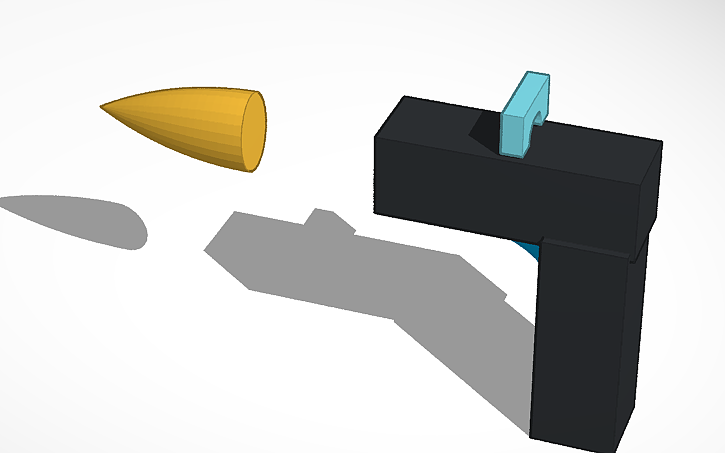 3D design simple gun | Tinkercad
