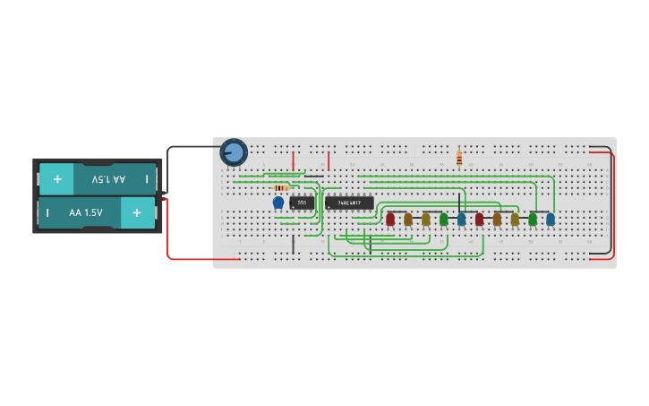 Circuit Design 555 Timer Project Tinkercad