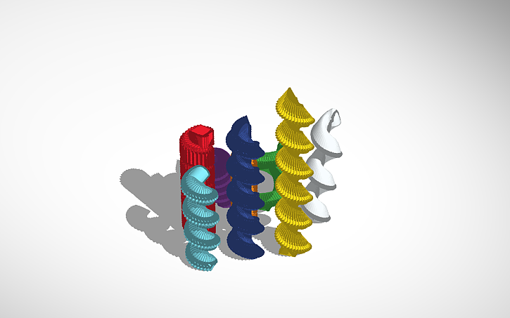 3D design Twisted Towers - Tinkercad