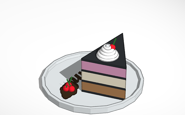 3D design Neapolitan Oreo Cheesecake | Tinkercad