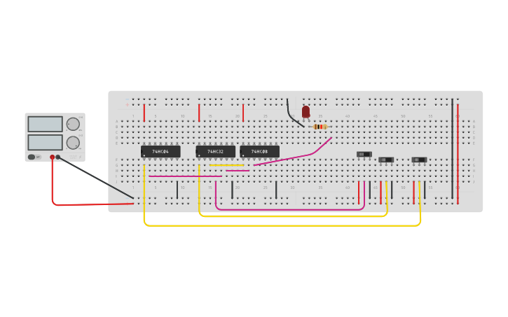 Circuit design Job 1 POS | Tinkercad
