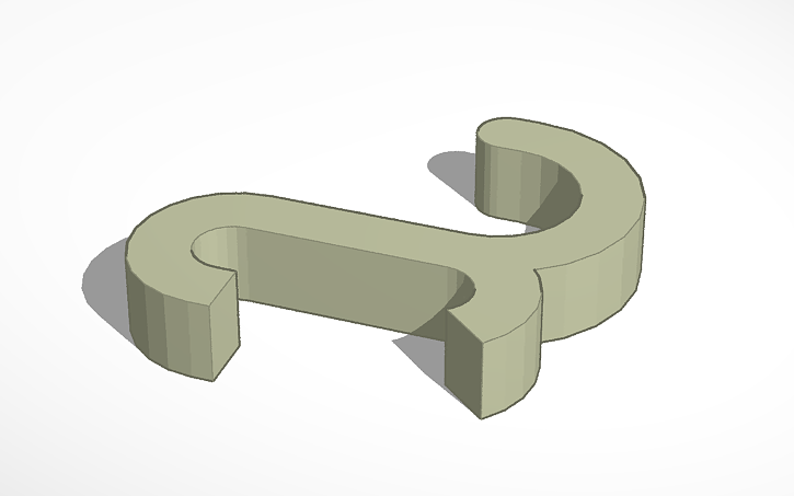 3d Design Shelf Hook Tinkercad