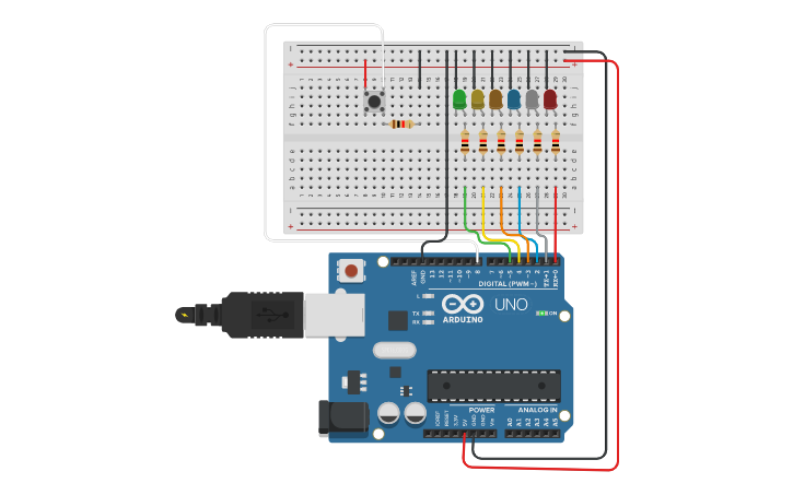 Circuit design ACT 03-Pulsador - Tinkercad