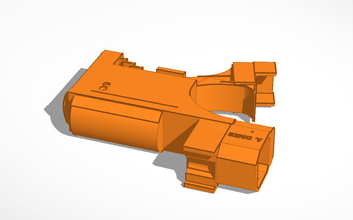 3D design L96 Nerf Stock Project | Tinkercad