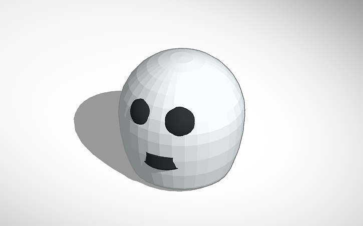 3D design Ghost - Tinkercad