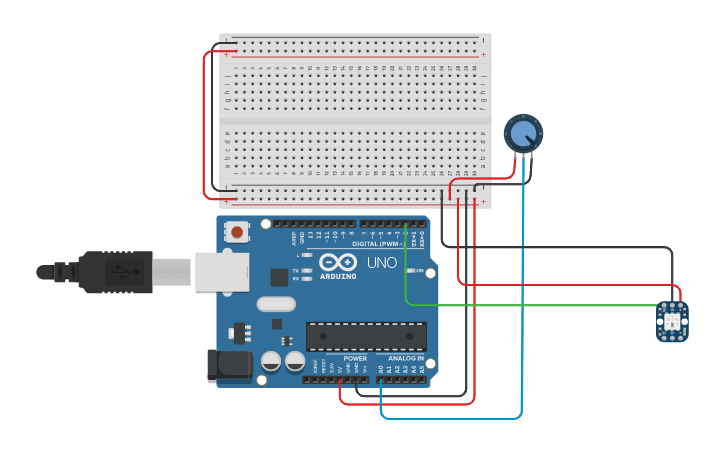 Circuit Design Humidity Sensor Tinkercad
