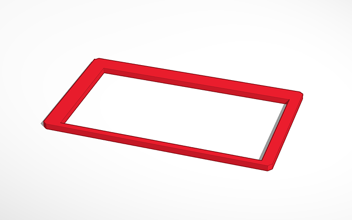 3D design Car Face Plate - Tinkercad