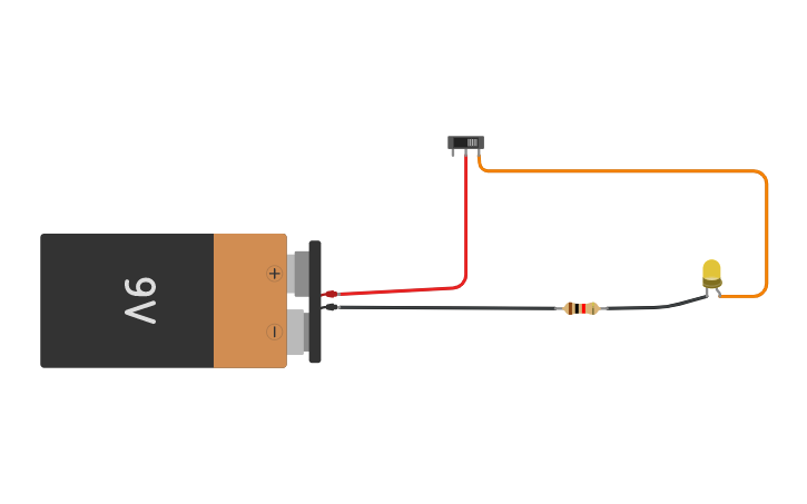 Circuit design Circuito Led Simple - Tinkercad