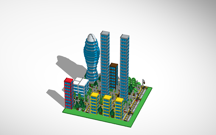 3D design City - Tinkercad