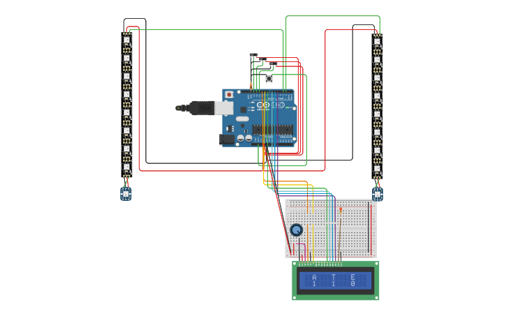 Circuit design P207_TP3 - Tinkercad