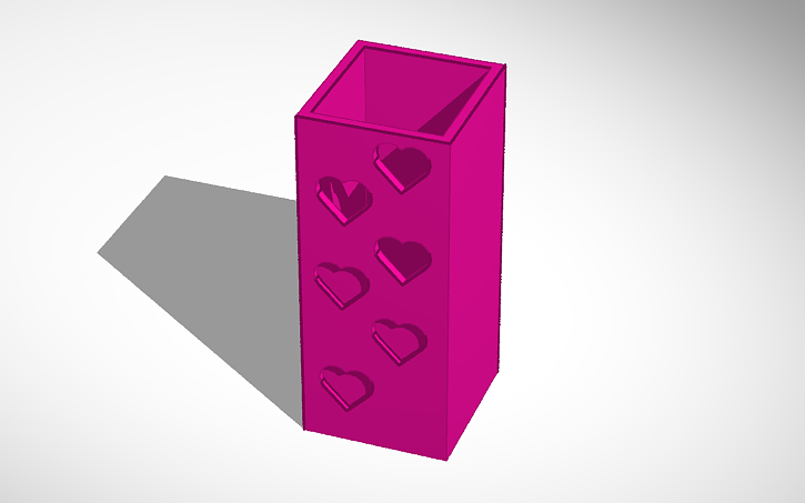 3D design Pencil Holder | Tinkercad