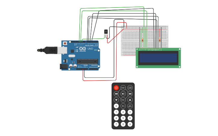 Circuit Design Program 9 Ir Sensor Using Lcd Tinkercad