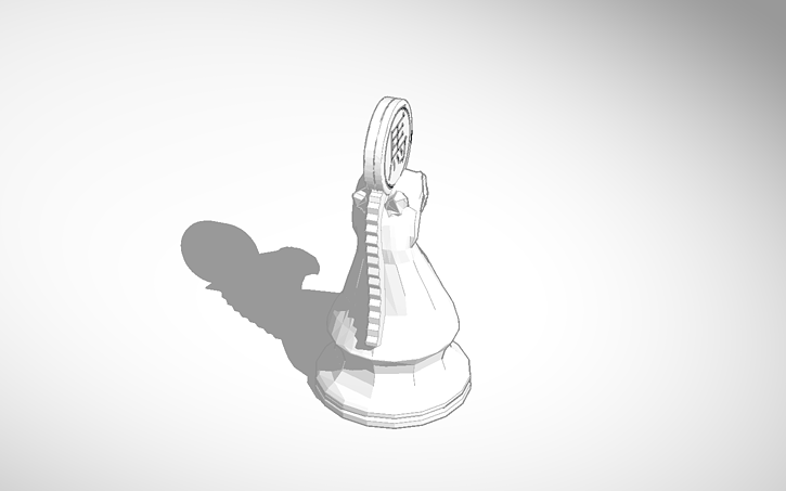 3D design Knight Chess Chinese - Tinkercad