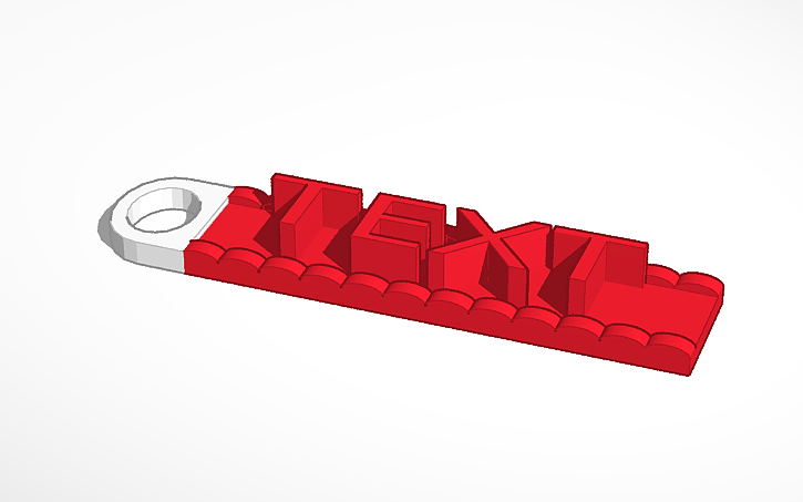 3d Design Nametag Tinkercad