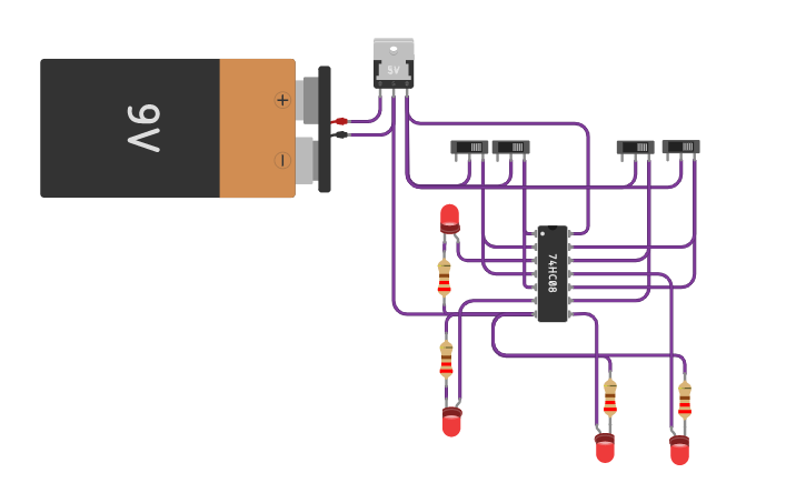 Circuit Design Ic Tester And Gate Ic 7408 Shashank M Gowda Tinkercad