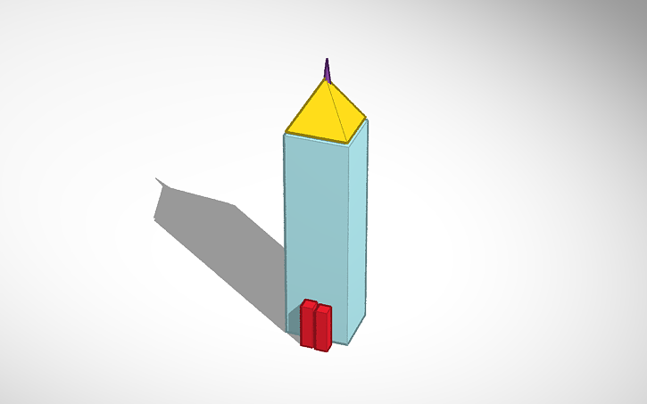 3D design Empire state building - Tinkercad