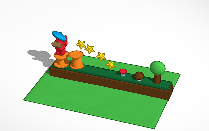 3D design mario - Tinkercad