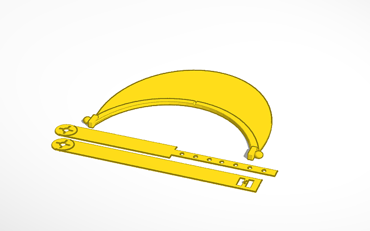 3D design VISOR | Tinkercad