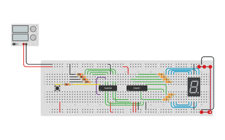 Circuit design Tarea Dylan Castro - Tinkercad