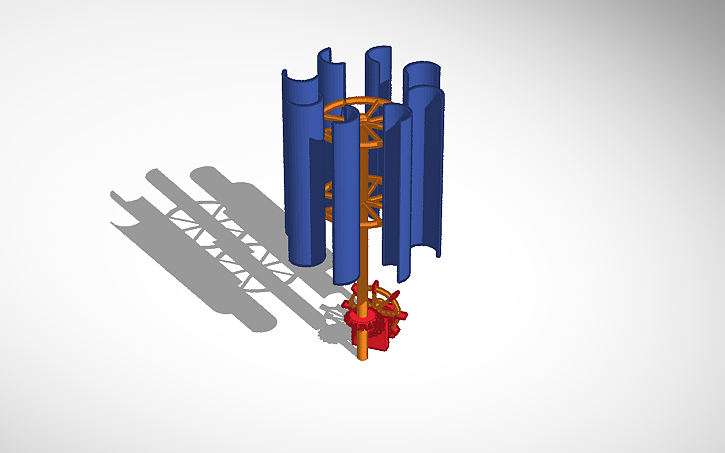 3D design Wind - Tinkercad