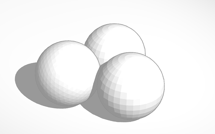 3D design #shapescript spheres vs. default | Tinkercad