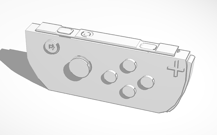 3D design Nintendo switch joy-con controller(right) - Tinkercad