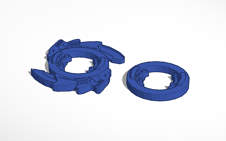 3D design ice dragoon g plastic gen beyblade attack ring - Tinkercad