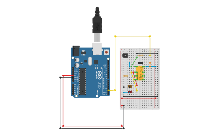 Circuit design 2.2.4.3 Lab - Relays - Tinkercad