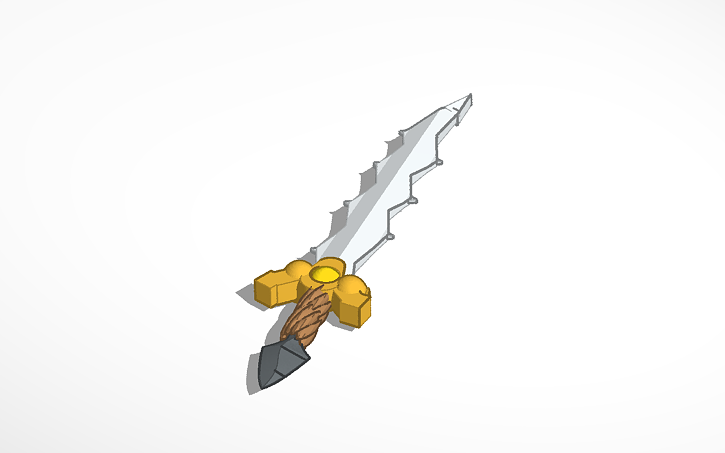 3D design jagged blade | Tinkercad