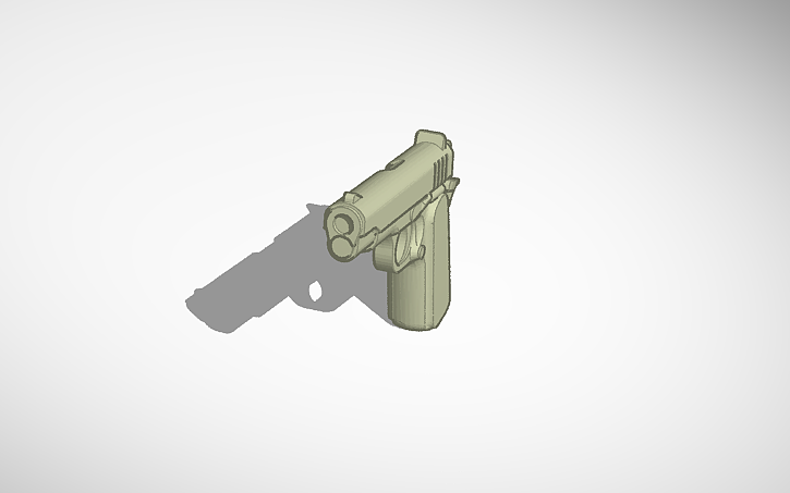 3D design Gun - Simple - Tinkercad
