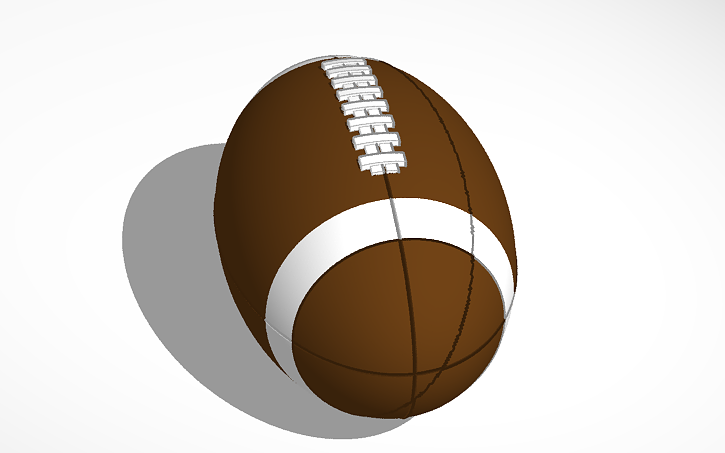 3D design Football - Tinkercad