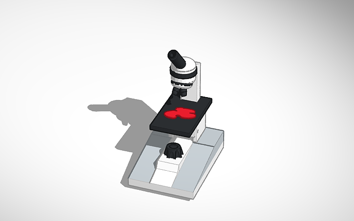 3D design microscopio - Tinkercad