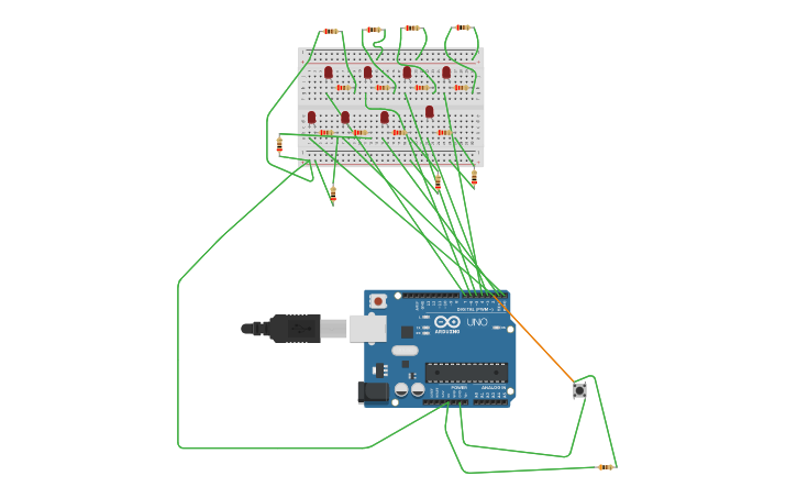 Circuit design Lab7 E2, - Tinkercad