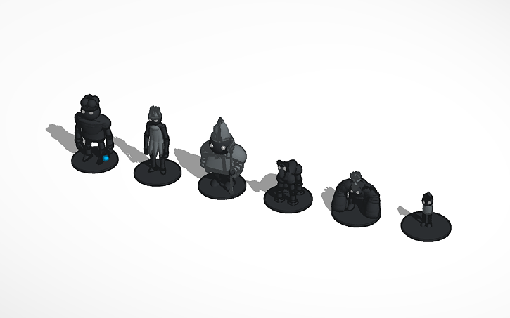 3D design Homestuck #chess Pieces - Tinkercad