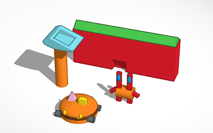 3D design krusty crab - Tinkercad