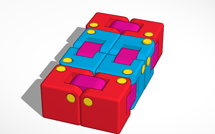 3D design Infinity Cube(better design) - Tinkercad