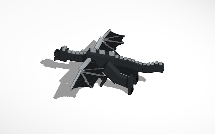 3D design ender dragon (Minecraft) - Tinkercad