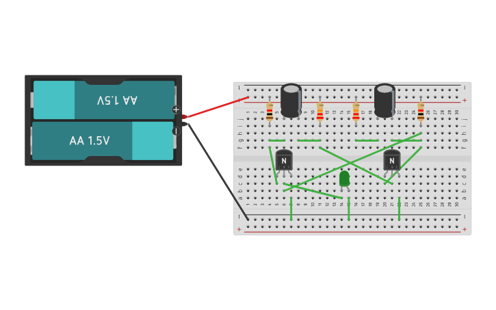 Circuit design A8 - Tinkercad