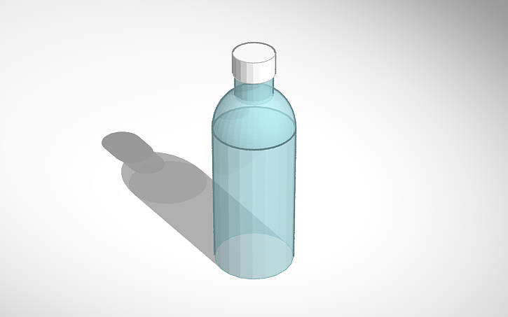 3D design Design of Bottle - Tinkercad