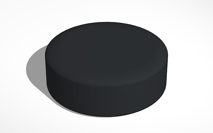 3D design HOCKEY PUCK - Tinkercad