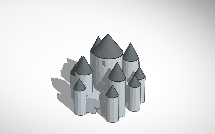 3D design Super Simple Castle | Tinkercad