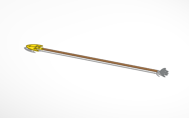 3D design Stand Arrow (JJBA) - Tinkercad