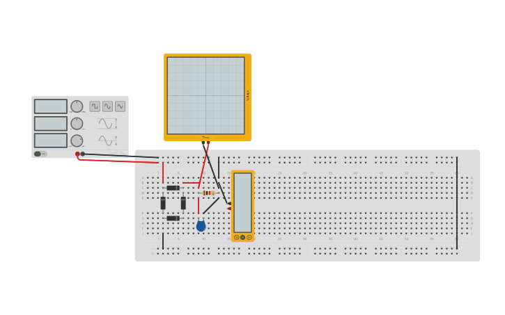 Circuit Design Rangkaian 2 7 Dengan Kapasitor Tinkercad