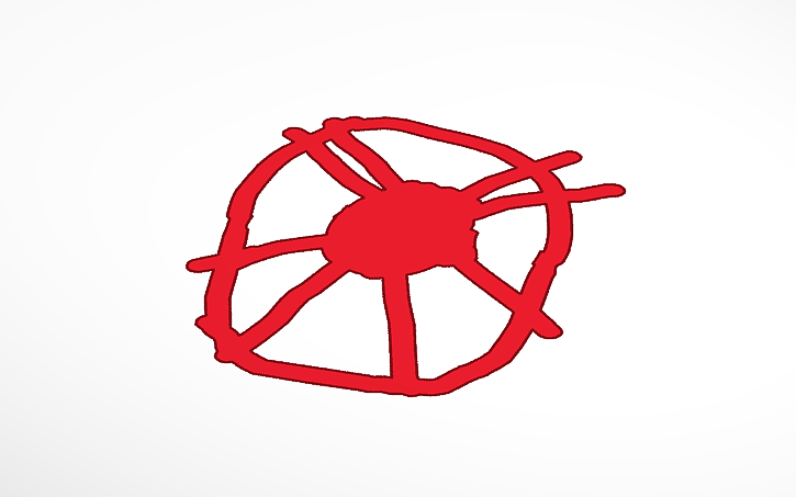 3D design Miles Morales Spider Man Symbol | Tinkercad