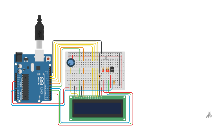 Circuit Design Thermistor Circuit Tinkercad
