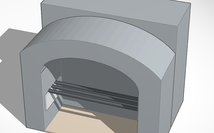 3D design Fireplace - Tinkercad