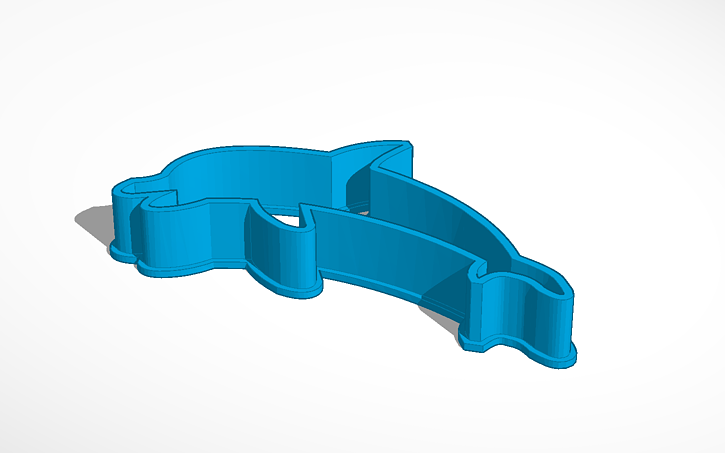 3D design Cookie Cutter: Dolphin | Tinkercad