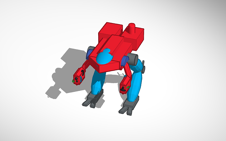 3D design Copy of mwo marauder mech (mech warrior online) | Tinkercad
