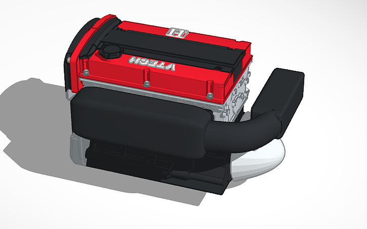 3D design honda 4 cil vtec engine - Tinkercad