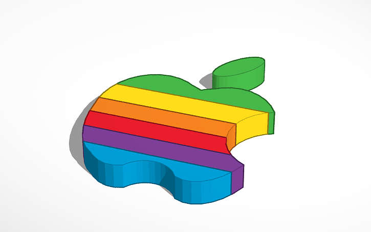 3D design IPHONE LOGO - Tinkercad